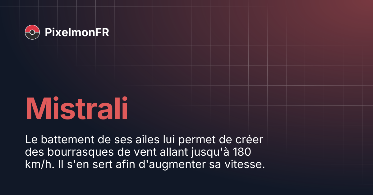 Mistrali | PixelmonFR